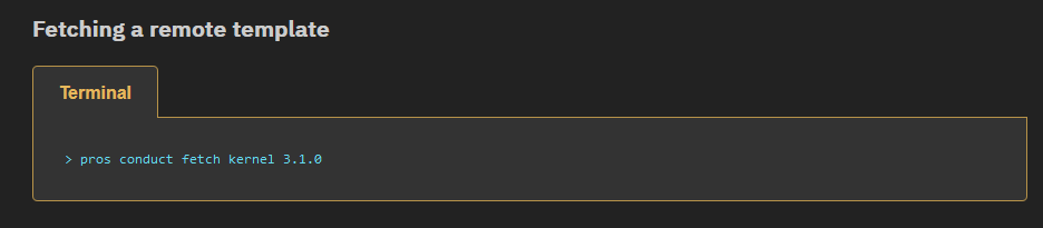 PROS CLI template commands is wrong · Issue #319 · purduesigbots/pros-docs · GitHub