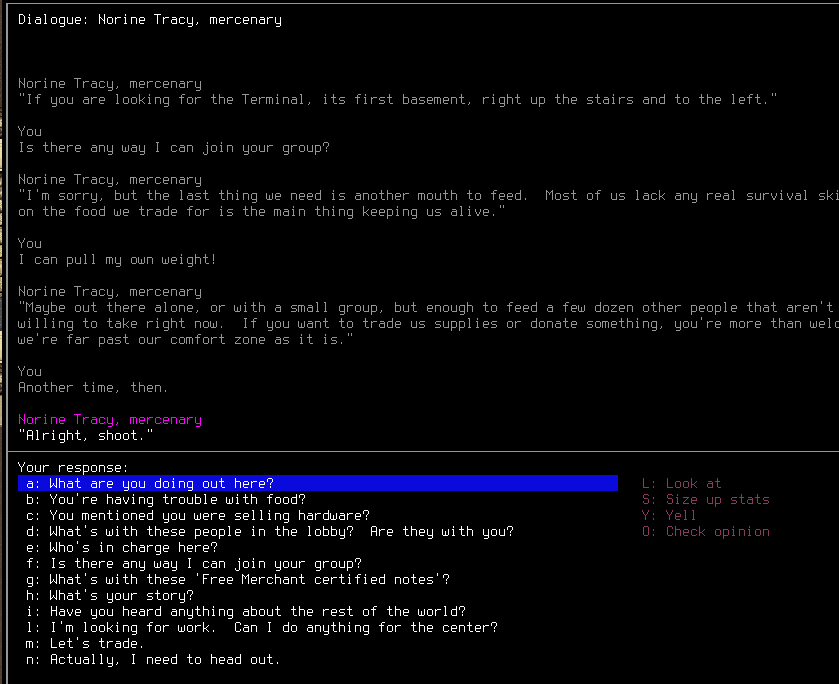 hub 1 mercenary's dialogue gets mixed with smokes dialogue from the free merchants · Issue ...