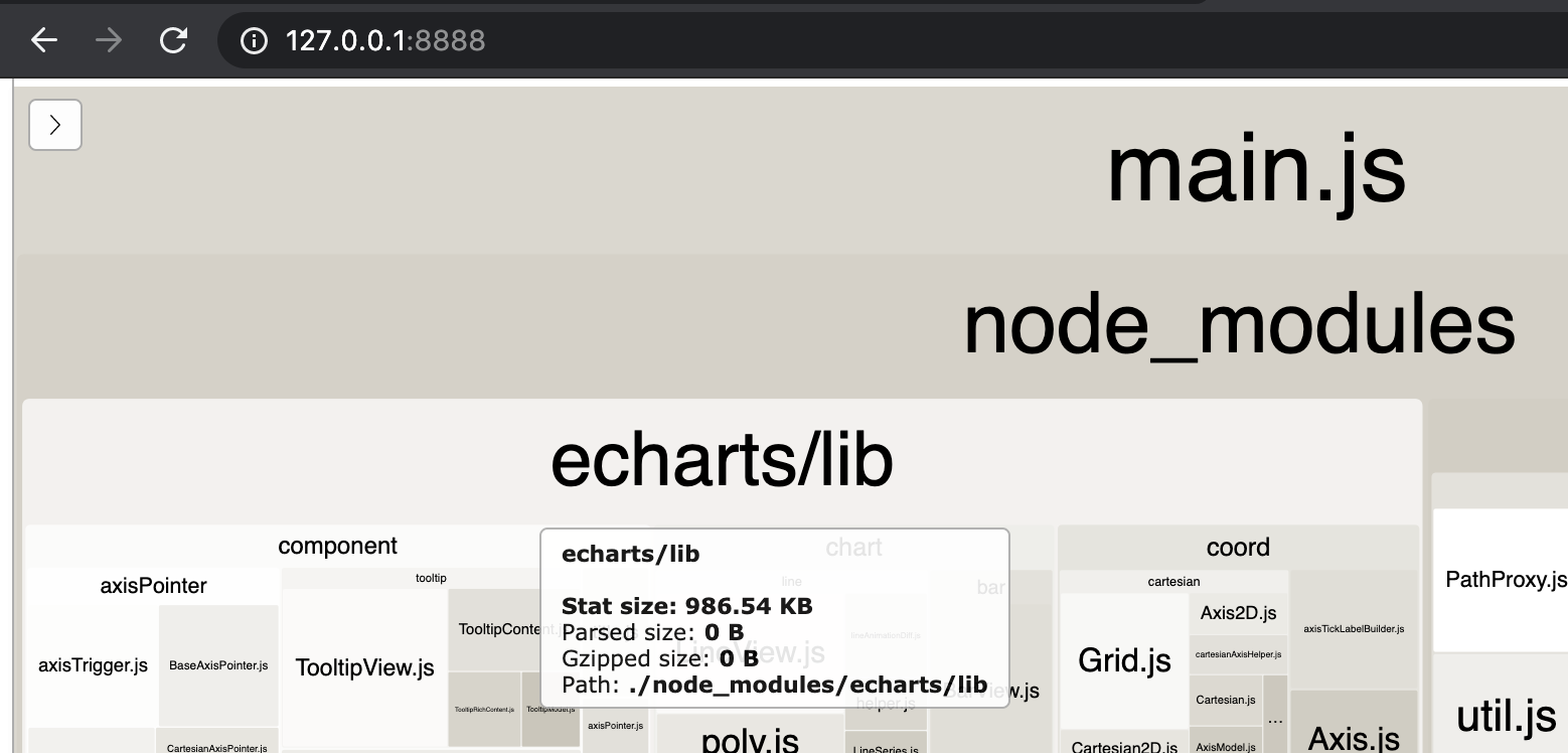 Webpack tree shaking not working too well on echarts · Issue #8239 · apache/echarts · GitHub