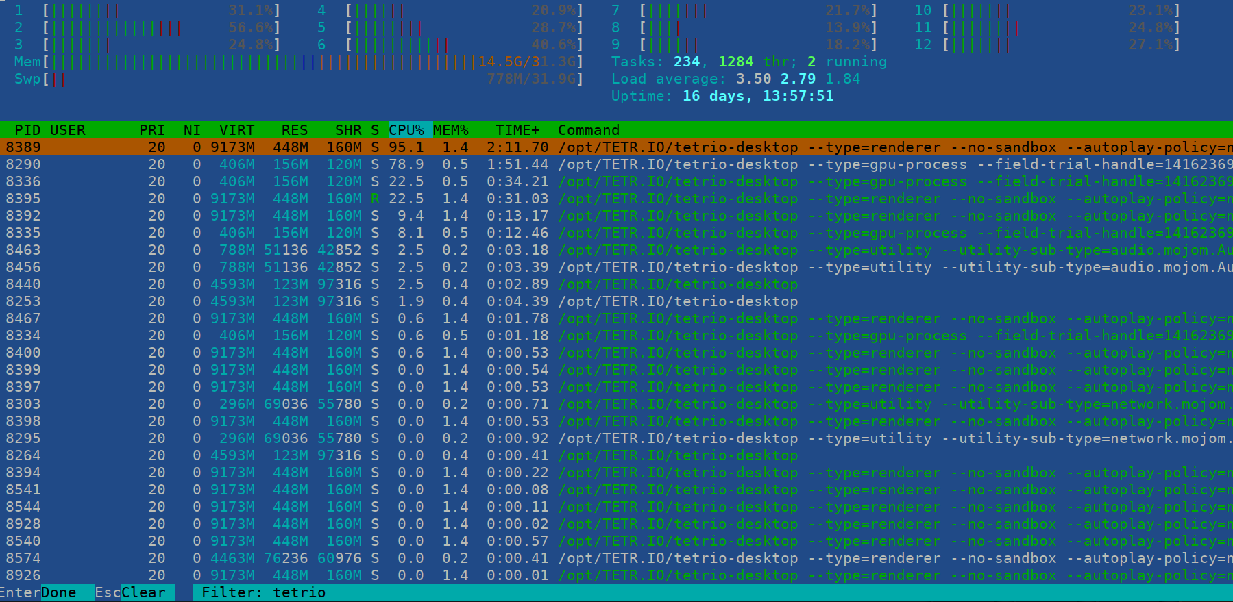 High CPU usage desktop client · Issue #512 · tetrio/issues · GitHub