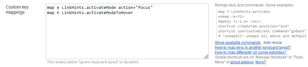 I cannot focus links using link hints · Issue #319 · gdh1995/vimium-c · GitHub
