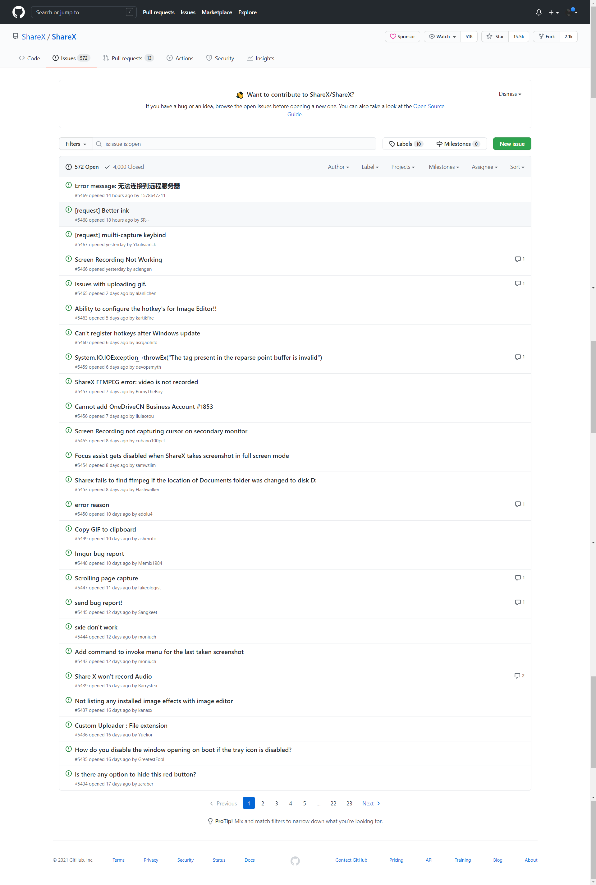 Scrolling page capture · Issue #5447 · ShareX/ShareX · GitHub
