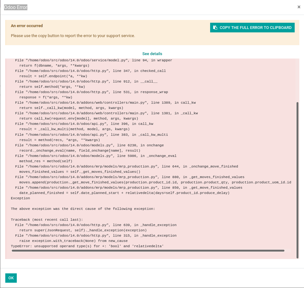 TypeError: unsupported operand type(s) for +: 'bool' and 'relativedelta ...