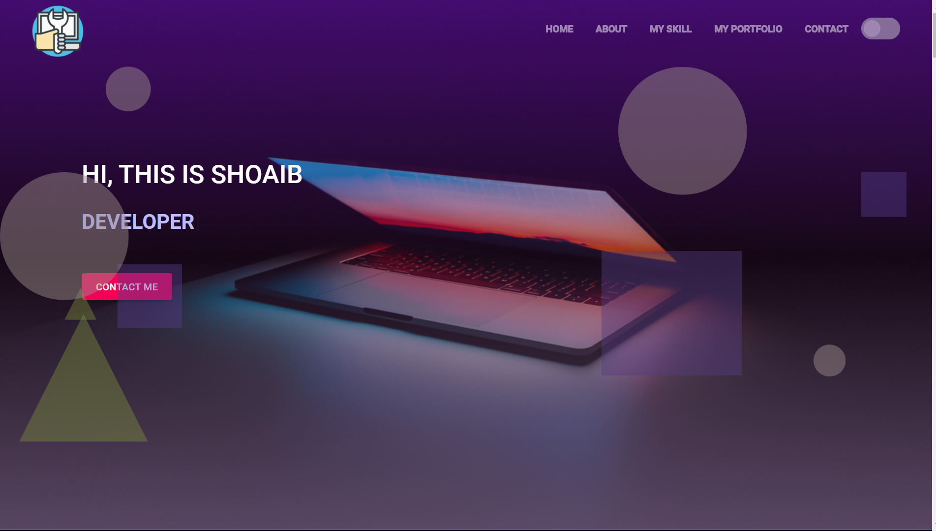 GitHub - shoaibahmadsakib/React_animation_portfolio: This is Shoaib ...