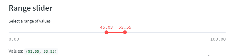 Range slider selection bugs out when left and right values are very close · Issue #7557 ...