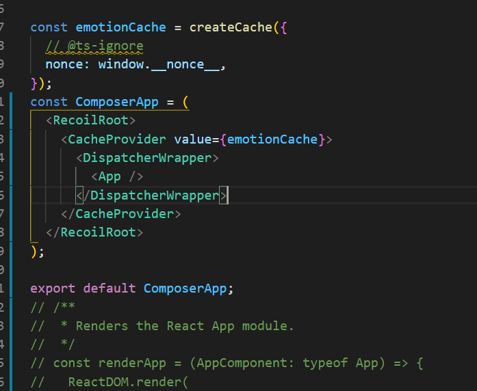 Integrating/Mounting composer web component in a different project · Issue #5405 · microsoft ...