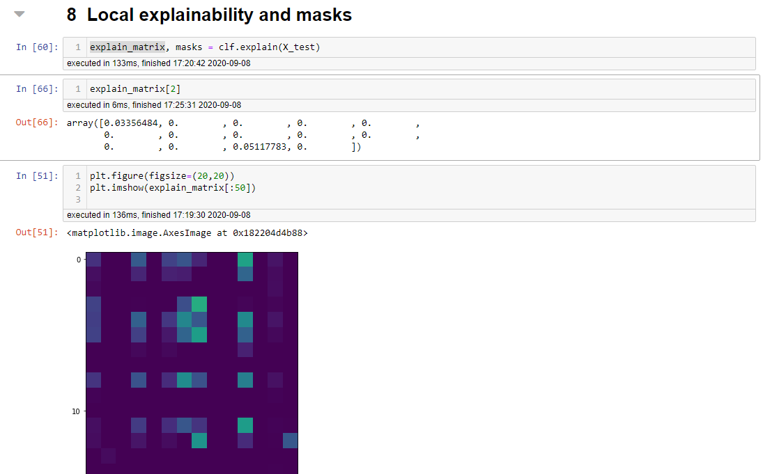 Final explain_matrix doesn't seems right. · Issue #180 · dreamquark-ai/tabnet · GitHub
