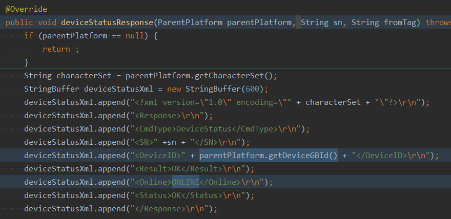 WVP作为下级平台接收并响应DeviceStatus指令问题 · Issue #723 · 648540858/wvp-GB28181-pro · GitHub
