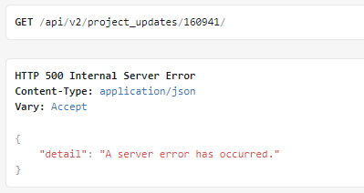 Project sync succeeds but job output gives internal server error · Issue #13698 · ansible/awx ...