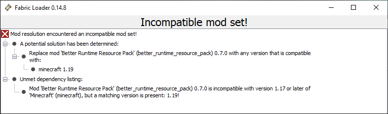 Incompatible Mod set · Issue #1 · SolidBlock-cn/BRRP · GitHub