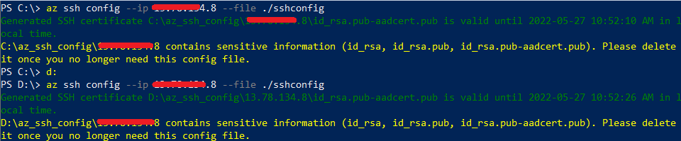 az ssh config fails when run from anywhere other than the C:\ drive · Issue #4897 · Azure/azure ...