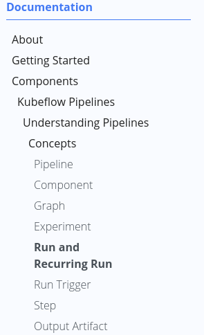 create visual separation for the expanded docs sections · Issue #2684 · kubeflow/website · GitHub