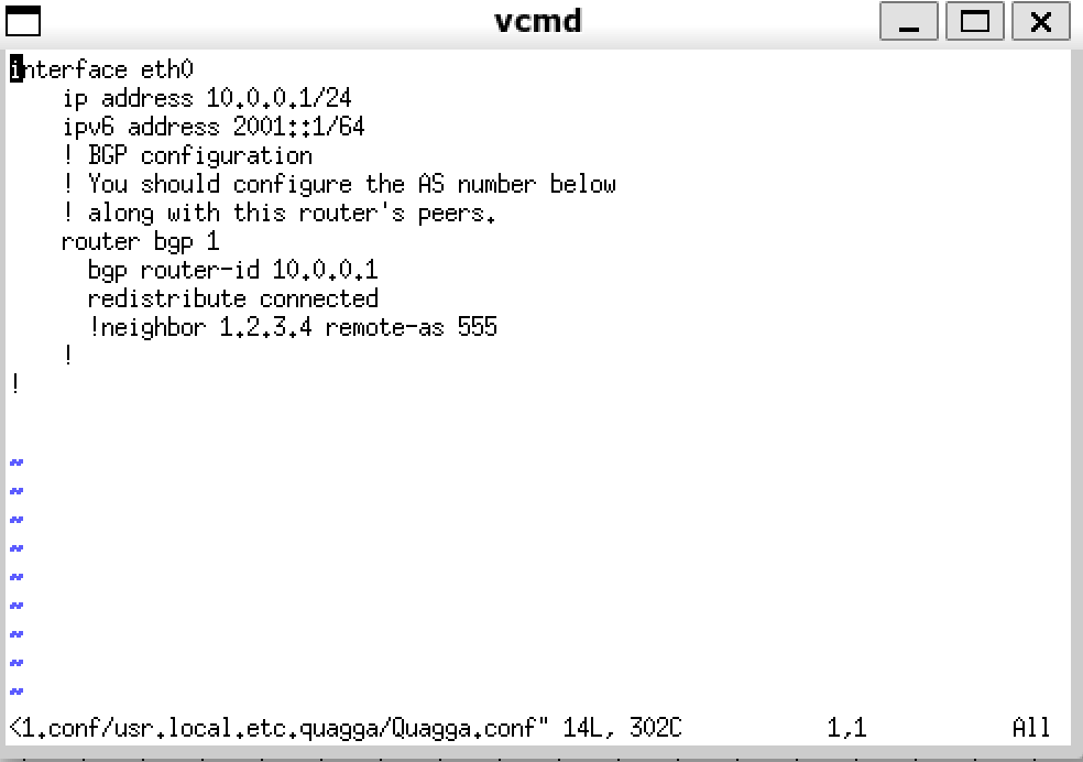 [BUG]incorret configurations for bgp in config services · Issue #684 · coreemu/core · GitHub