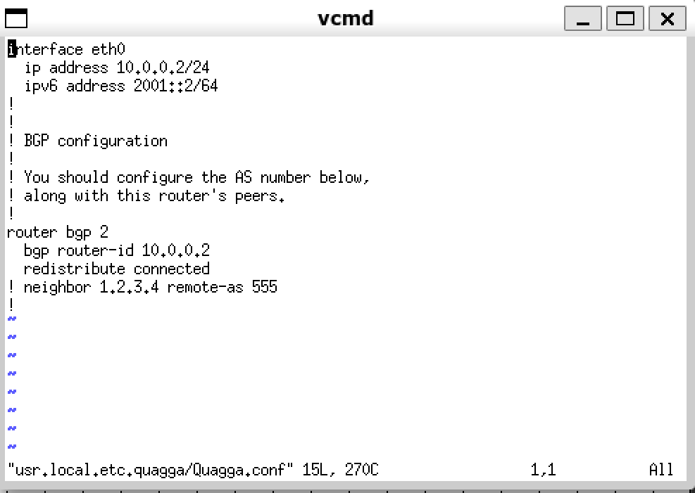 [BUG]incorret configurations for bgp in config services · Issue #684 · coreemu/core · GitHub