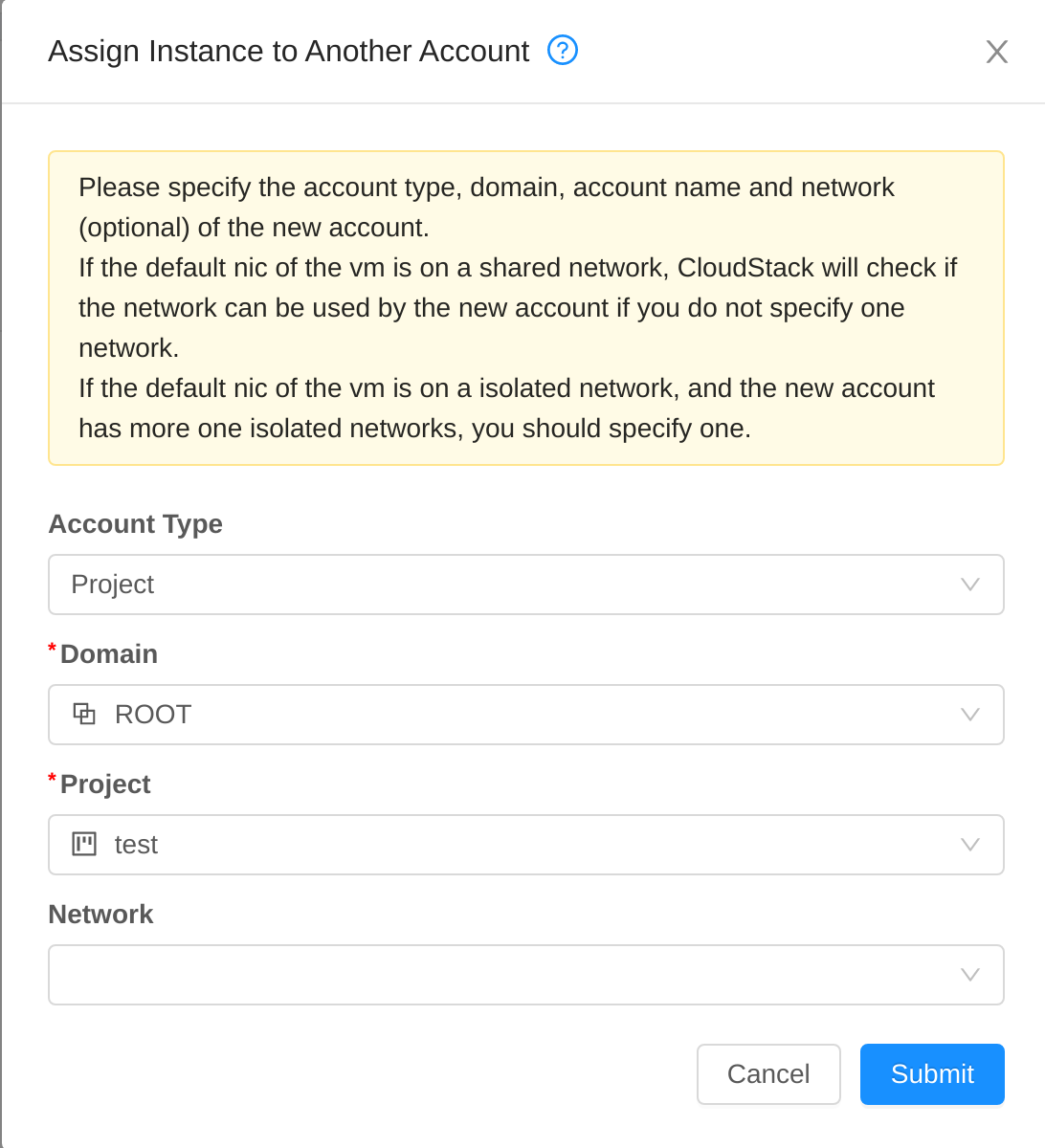 removing instances from a project · Issue #5248 · apache/cloudstack · GitHub