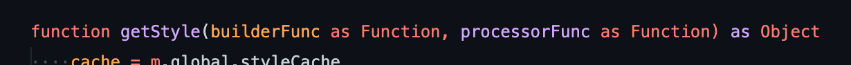 Syntax highlighting issue when using "Function" as an argument type · Issue #364 · rokucommunity ...