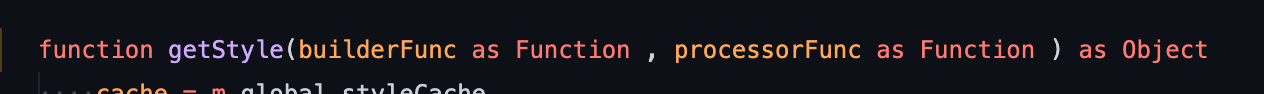 Syntax highlighting issue when using "Function" as an argument type · Issue #364 · rokucommunity ...