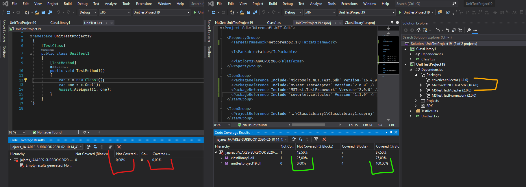 Visual Studio Code Coverage Loboom
