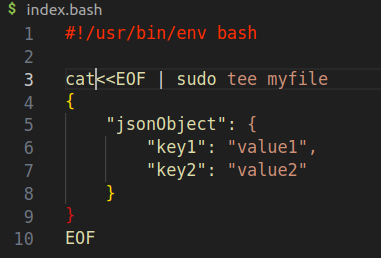 Syntax coloring behavior folllowing