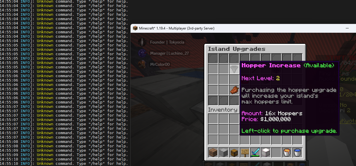 Is upgrade problem. · Issue #1688 · BG-Software-LLC/SuperiorSkyblock2 · GitHub