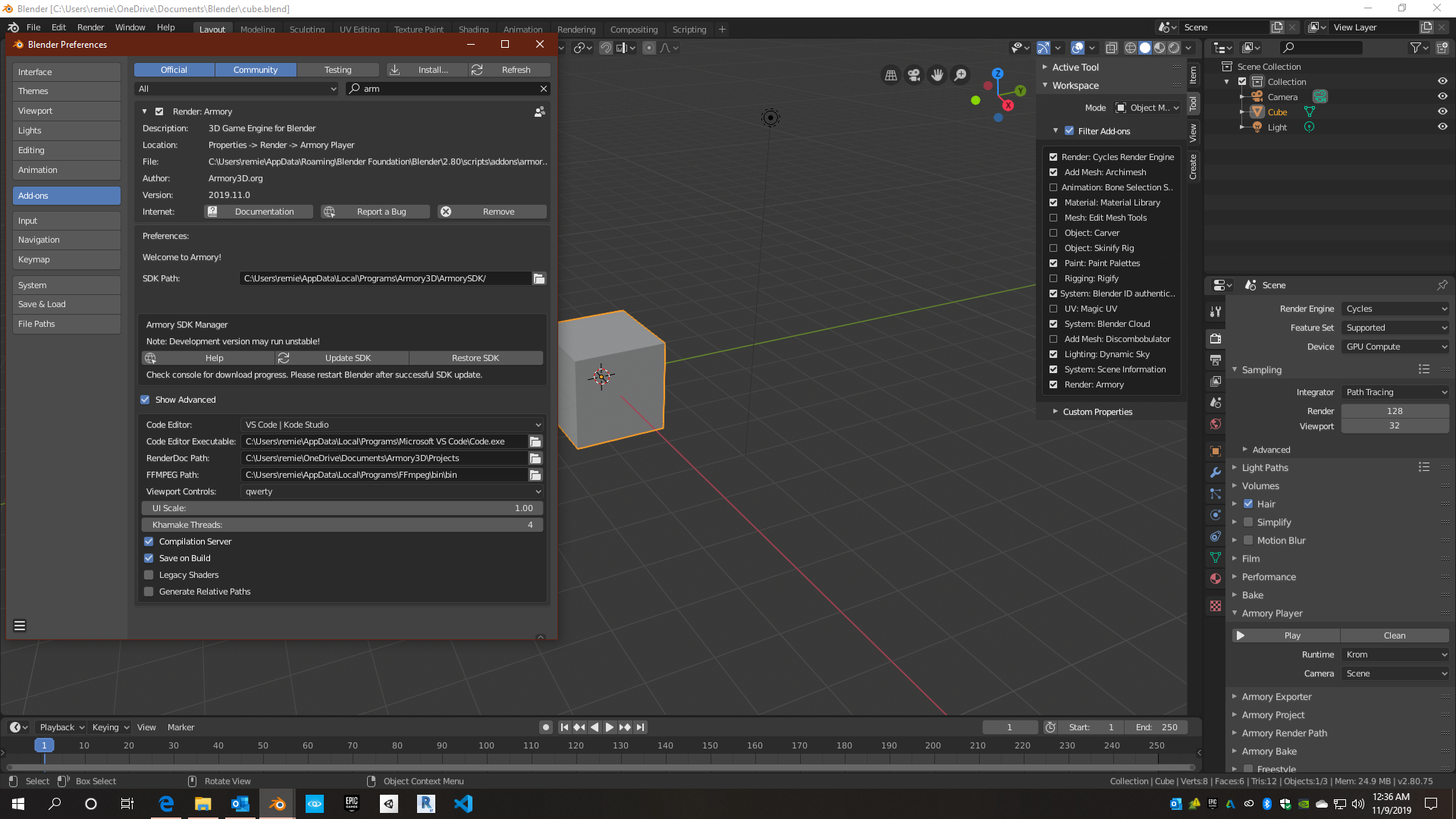 unable to install ArmorySDK-2019-11 on Windows - ModuleNotFoundError ...
