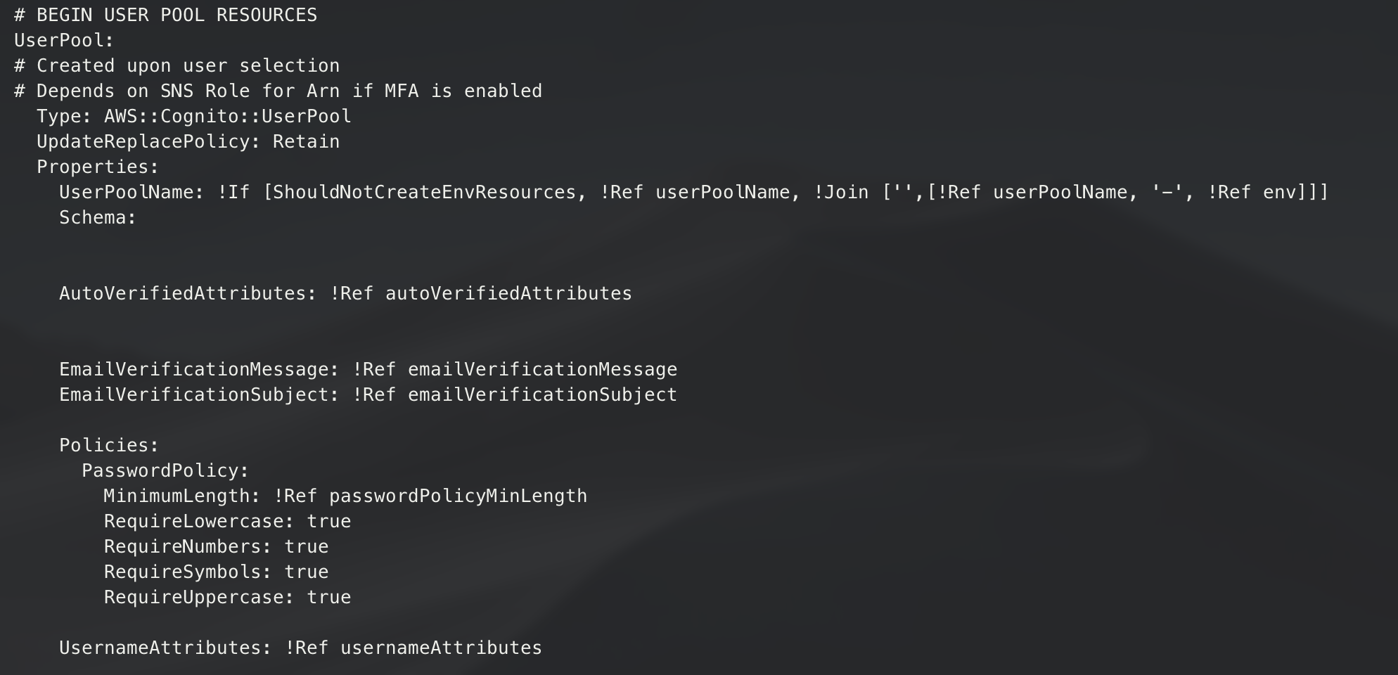 Generated Auth Template Is Broken By Lines · Issue 1250 · Aws Amplifyamplify Cli · Github