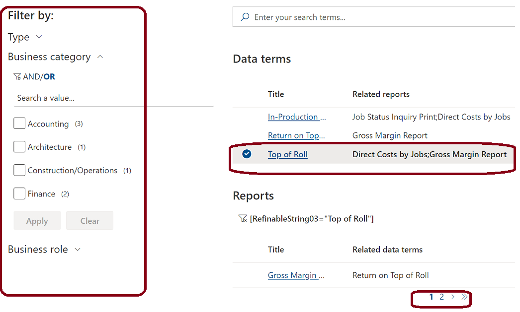 Connecting a search results to both a filter and another search results ...