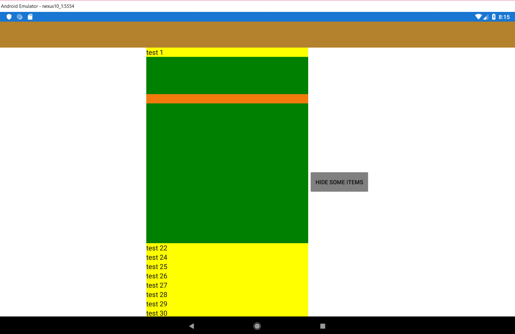 Collectionview Item Hidden Holds Space · Issue 5647 · Xamarinxamarin