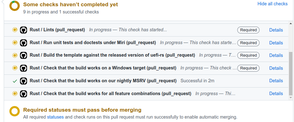 Msrv Ci Step Is Not Required Yet · Issue 591 · Rust Osdevuefi Rs · Github 6120