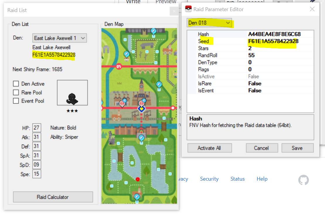Update Removed Den #'s · Issue #16 · Leanny/PKHeX_Raid_Plugin · GitHub