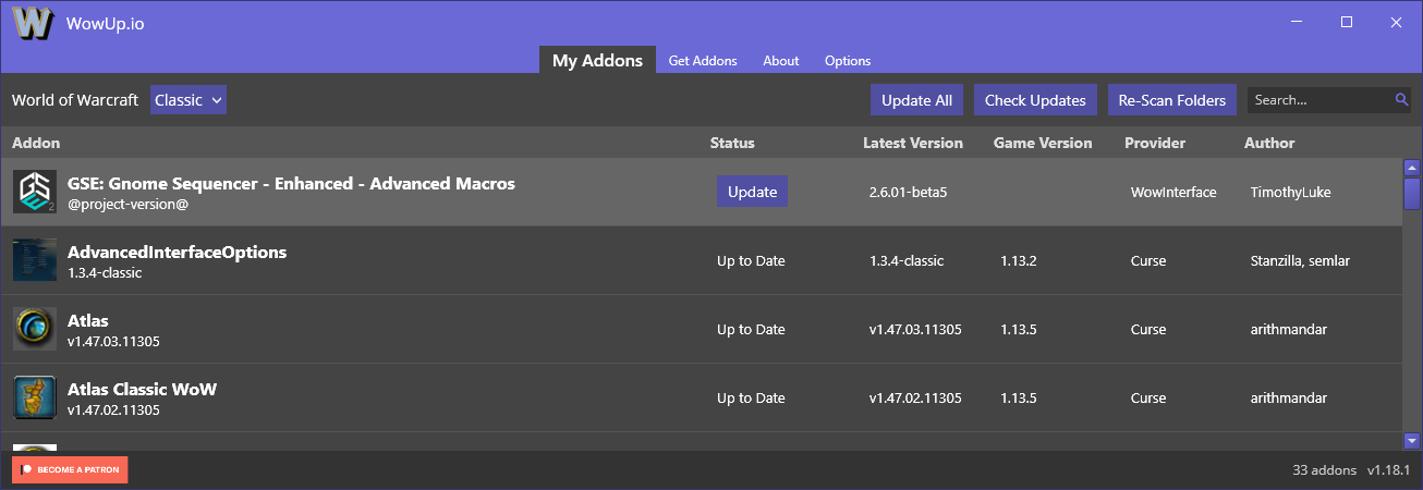 WowUp doesnt install the right version for a client · Issue #114 · WowUp/WowUp · GitHub