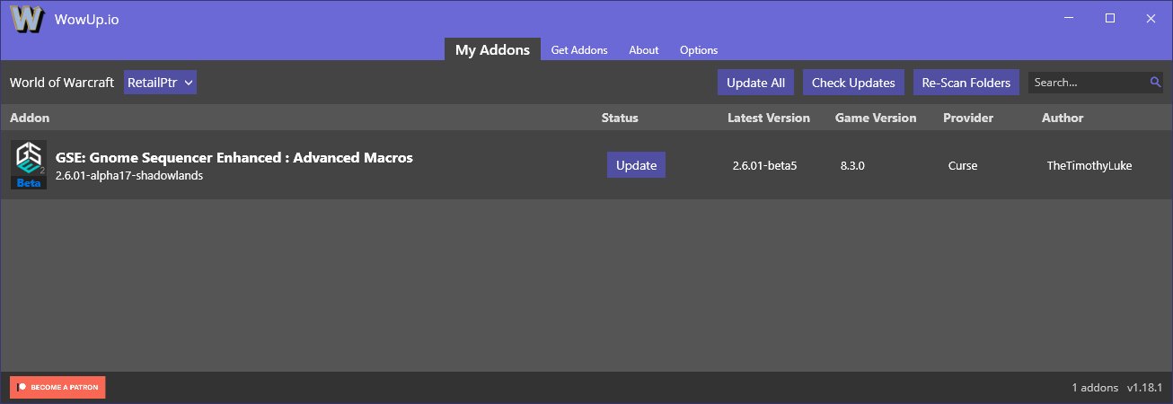 WowUp doesnt install the right version for a client · Issue #114 · WowUp/WowUp · GitHub