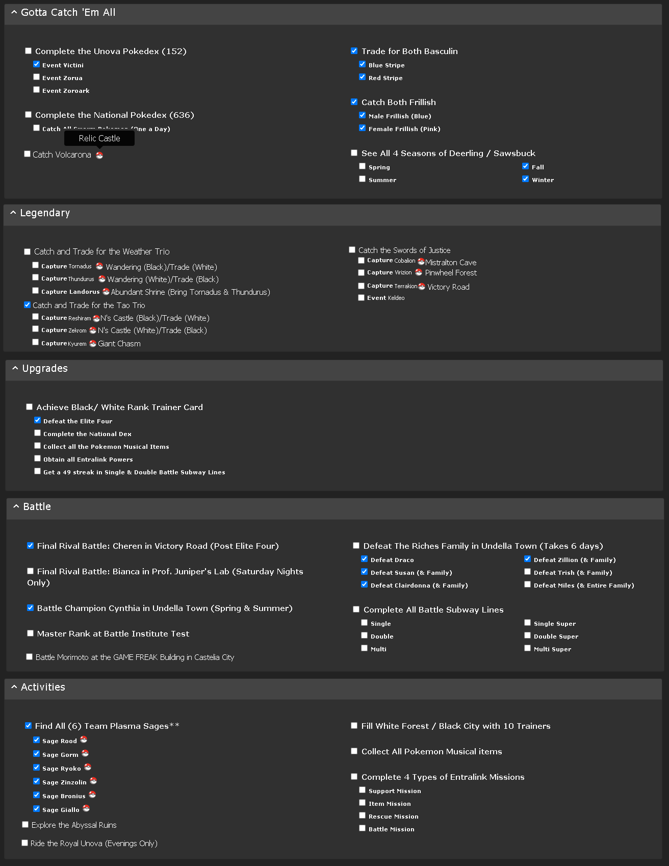 "Recieve All Event Legendaries" on the bw1 checklist doesnt make sense · Issue #66 · PhilMurwin ...
