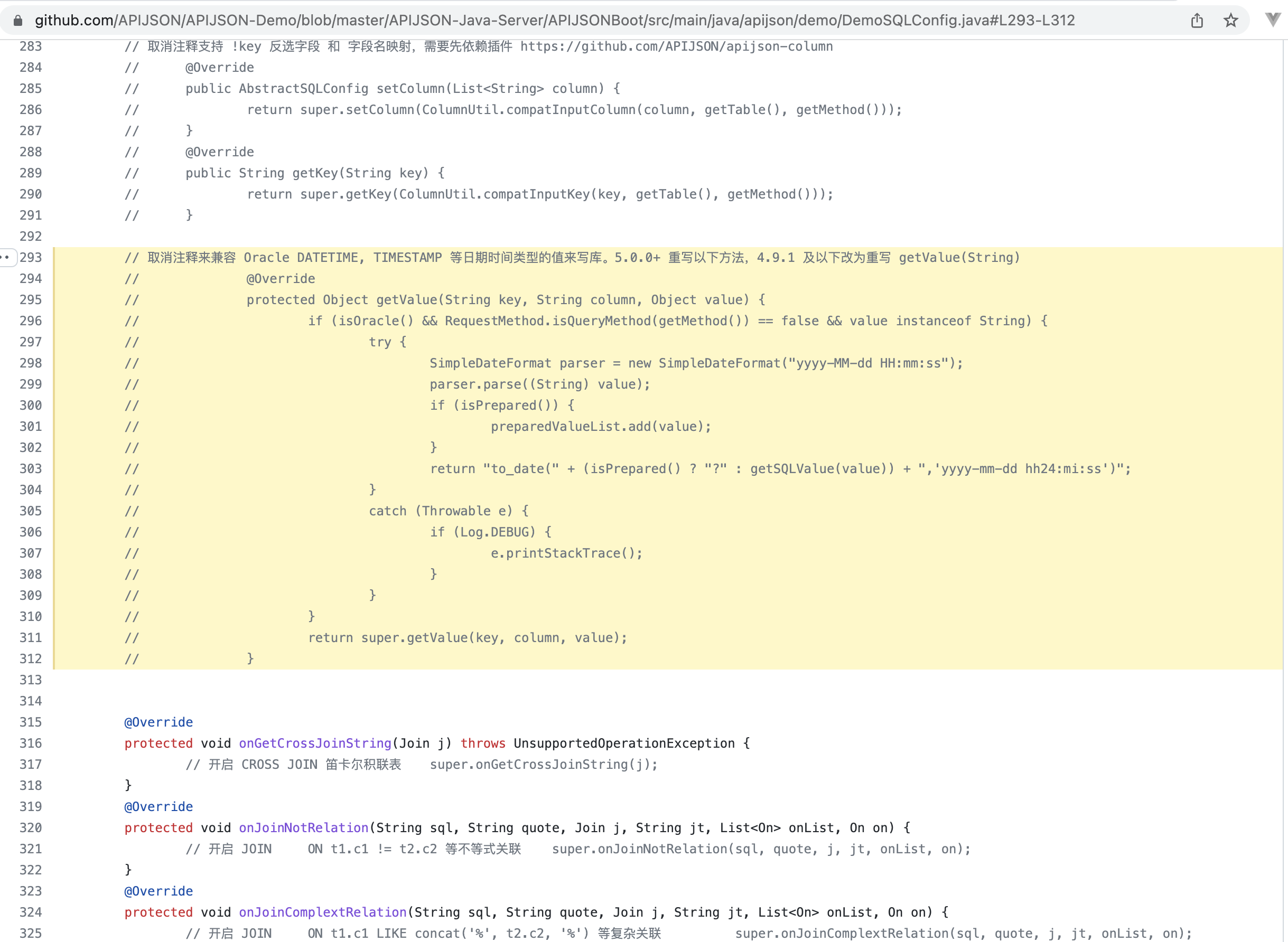 oracle日期比较问题 · Issue #322 · Tencent/APIJSON · GitHub