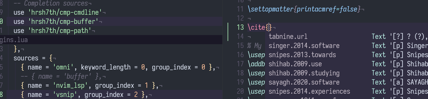 `cmp-omni` source not displayed when `nvim_lsp` is enabled · Issue #833 · hrsh7th/nvim-cmp · GitHub