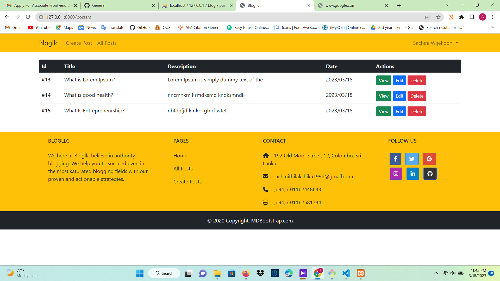 GitHub - sachini1234/Laravel_Blog_Application