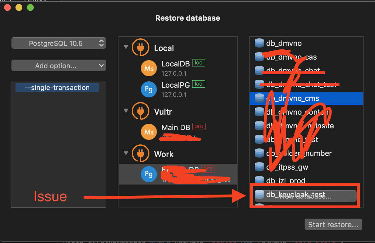 Restore Interface Bug · Issue 1262 · Tableplus Tableplus · Github