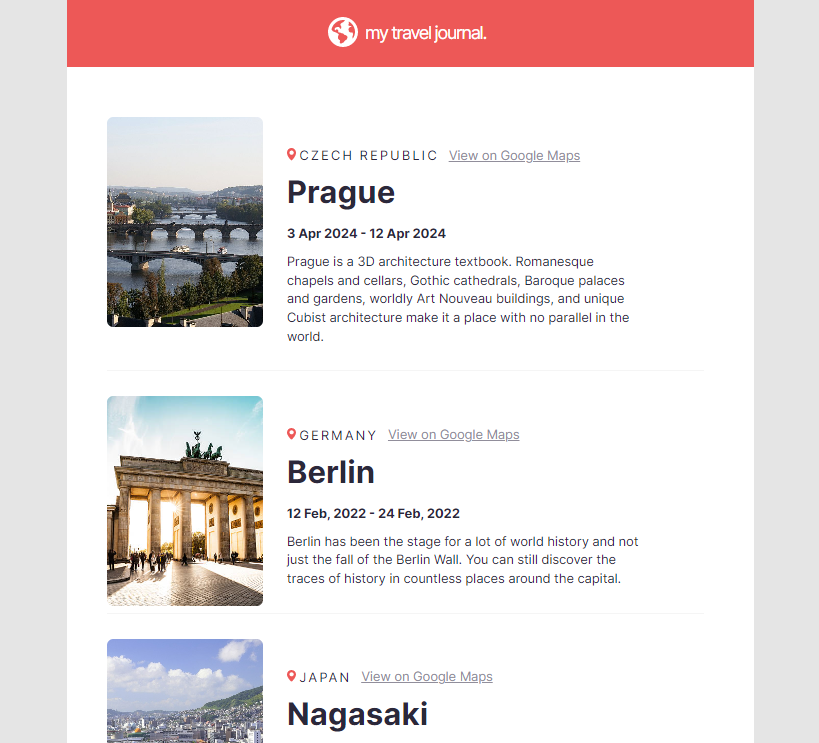 GitHub - kodosa7/travel-journal: A React app that displays popular travel destinations, done as ...
