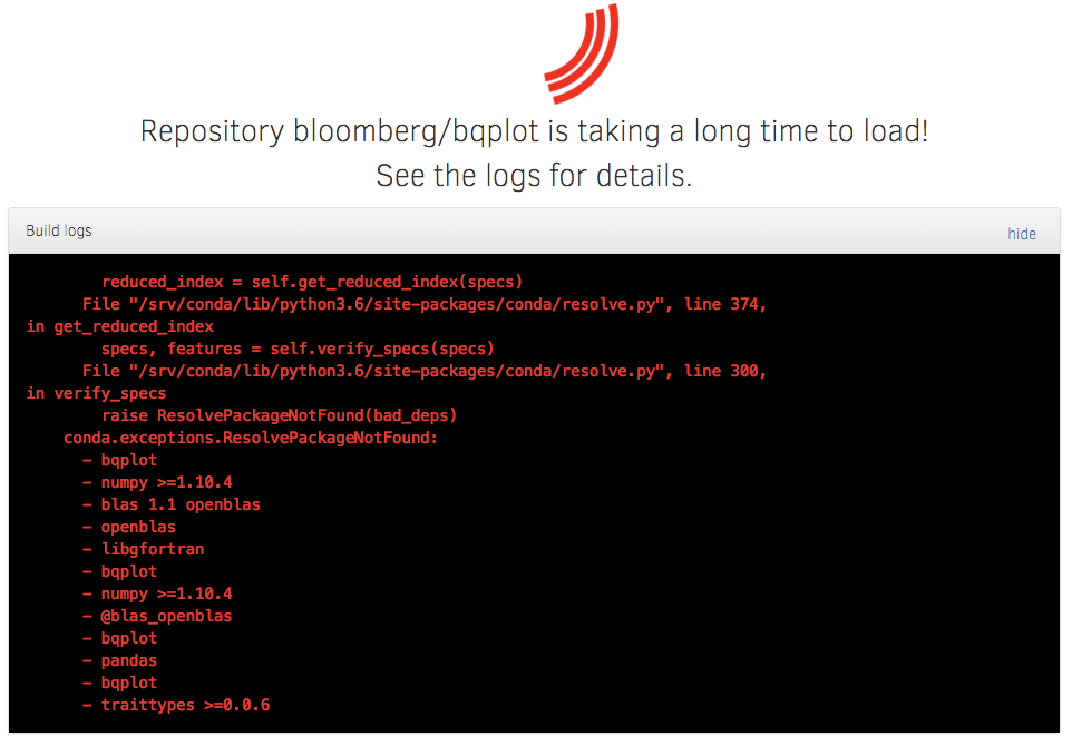 Ui Freezes Logs Dont Scroll When Repo Taking Too Long To Build · Issue 433 · Jupyterhub
