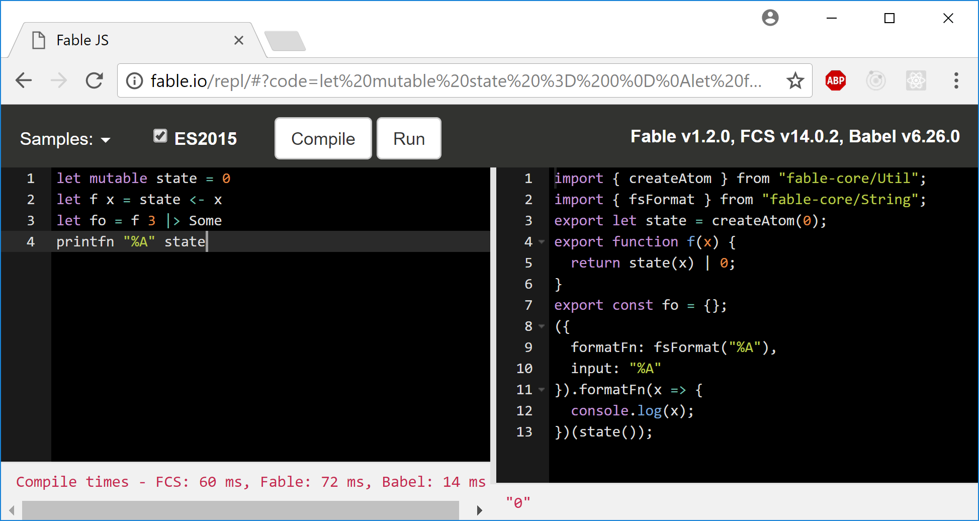F Some Does Not Trigger Side Effects If F A Unit · Issue 1136 · Fable Compiler
