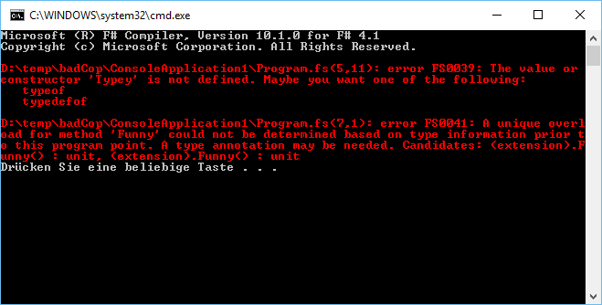 typecheck error FS0192: error : tcrefOfAppTy · Issue #4825 · dotnet/fsharp · GitHub