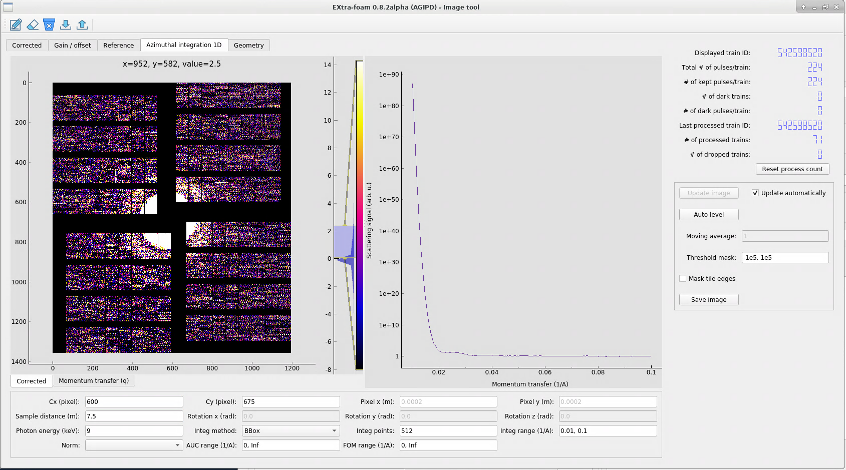 Logarithmic scales · Issue #156 · European-XFEL/EXtra-foam · GitHub