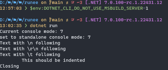 Breaking change in linebreak handling in 7.0 RC1 · Issue #8008 · dotnet/msbuild · GitHub
