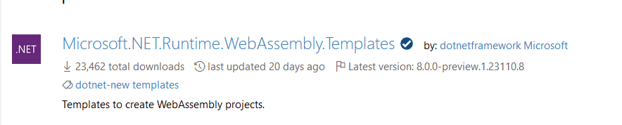 Developers are aware if NuGet packages are trusted in `dotnet new` search · Issue #5860 · dotnet ...