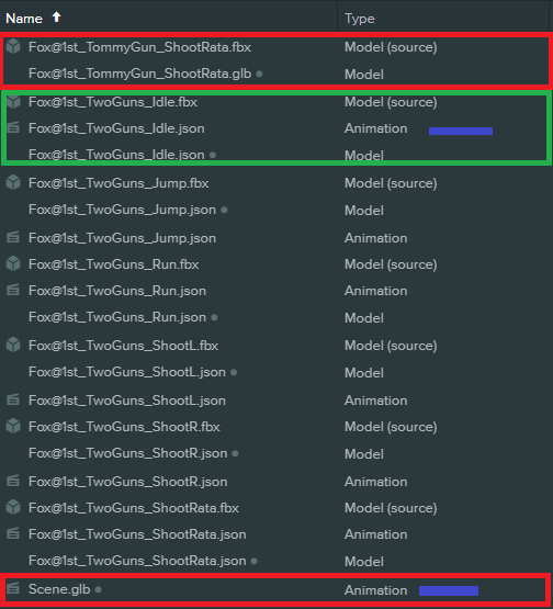 Importing An Fbx With Glb Enabled Will Not Properly Rename Any Included Animation · Issue 320