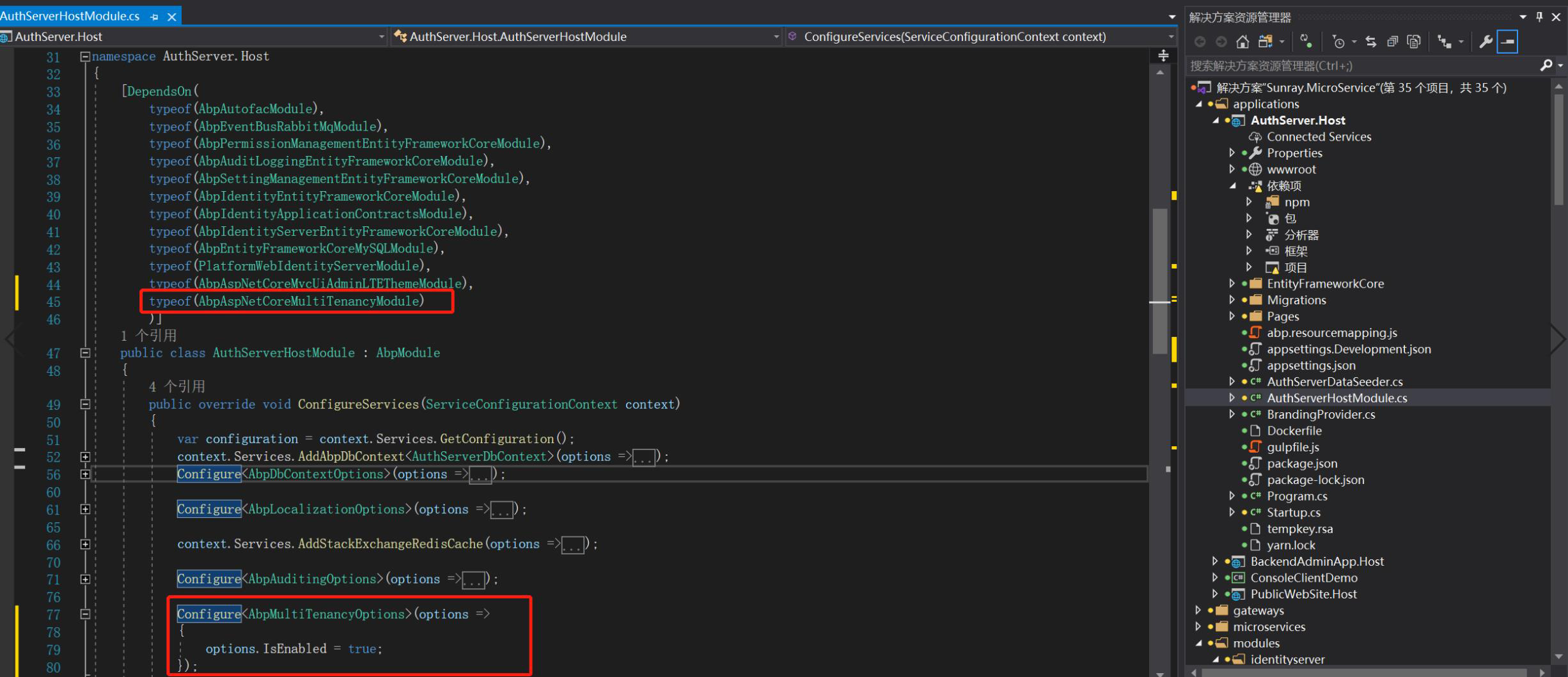 How To Enable Multi Tenancy In Microservice · Issue 2416 · Abpframework Abp · Github