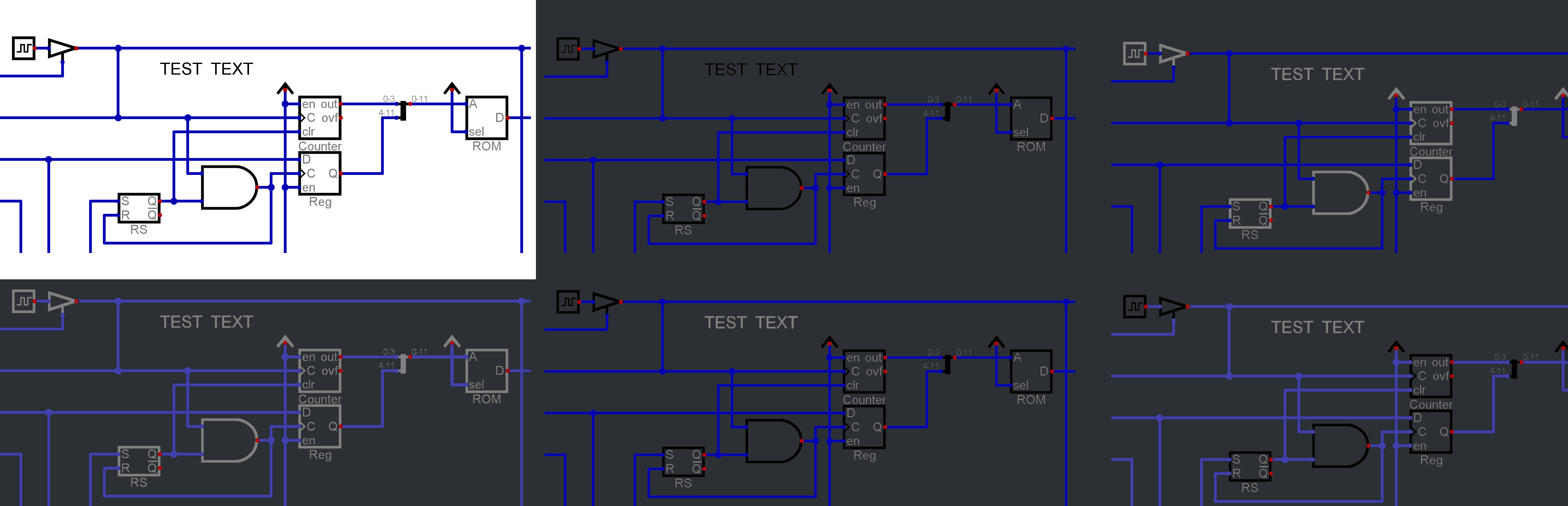 Feature request: color theme · Issue #421 · hneemann/Digital · GitHub