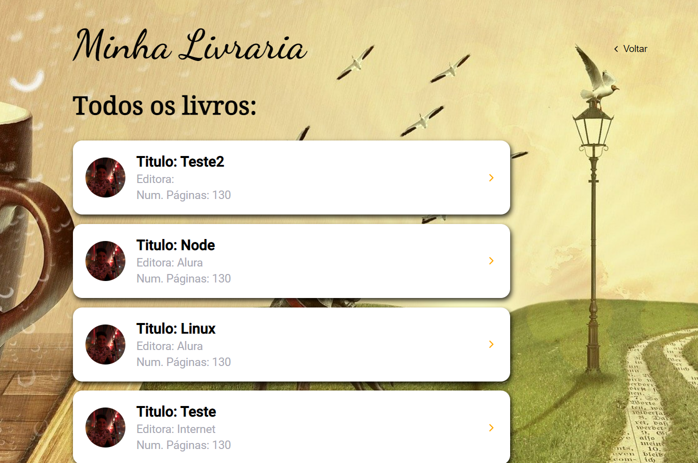 GitHub - RobertwilliamN/Livraria-API