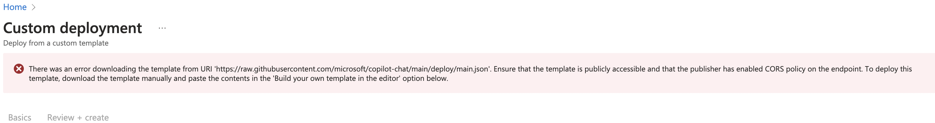 Deploy to Azure Button · Issue #105 · microsoft/chat-copilot · GitHub