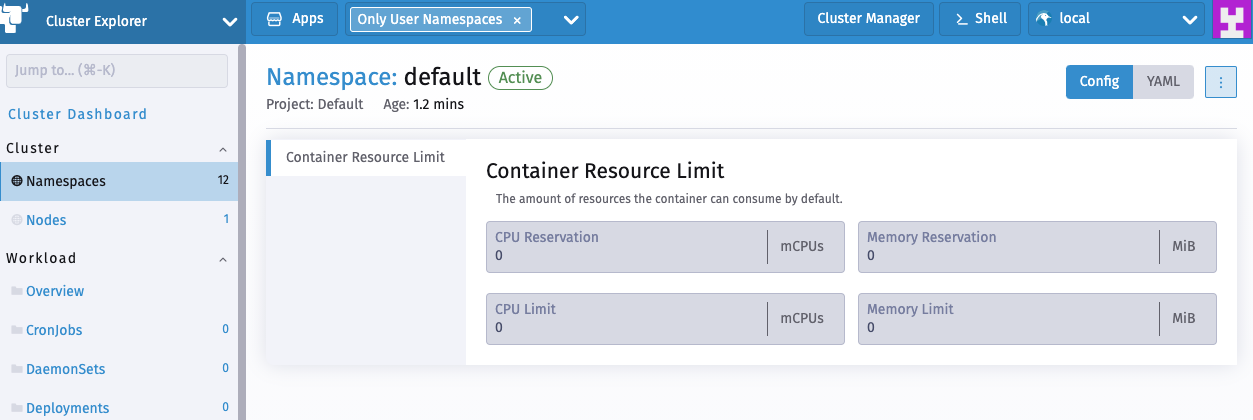 Namespace Details polish · Issue #1870 · rancher/dashboard · GitHub